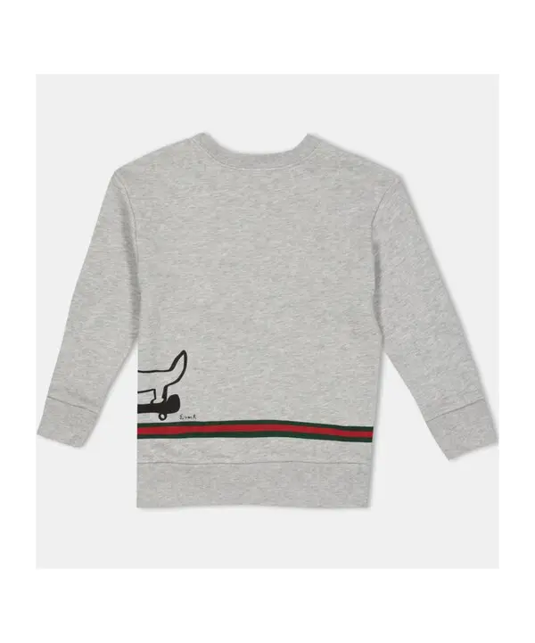 Gucci Printed Crew Neck Sweatshirt