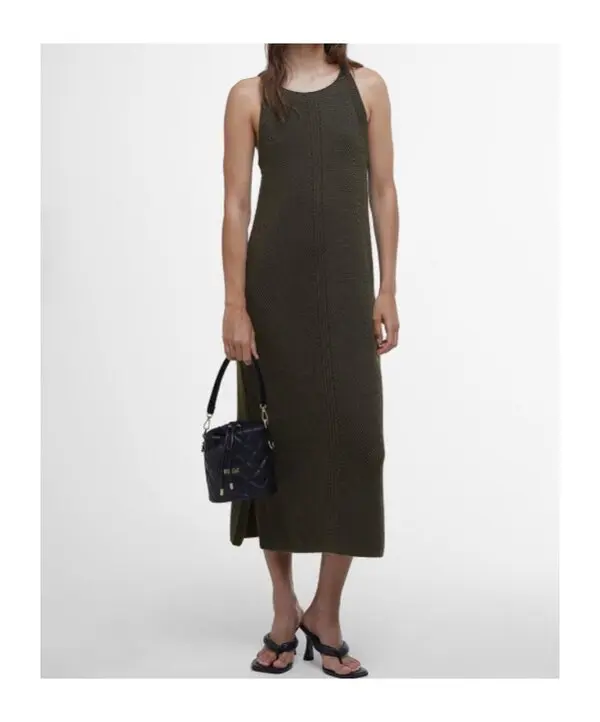 Barbour Dakota Knitted Midi Dress