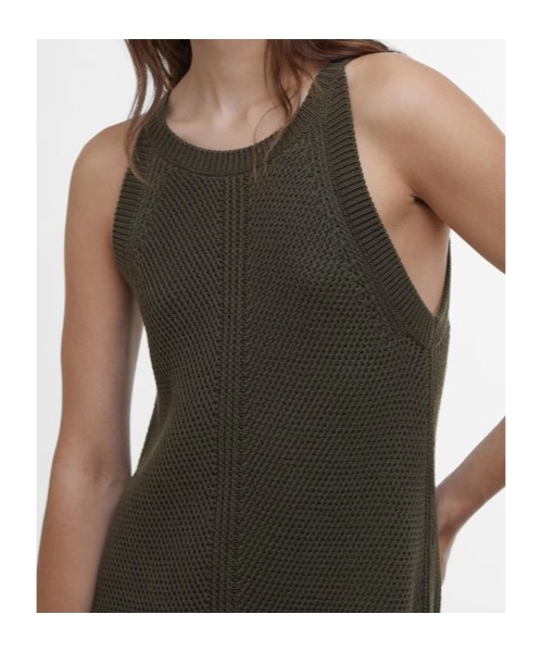 Barbour Dakota Knitted Midi Dress