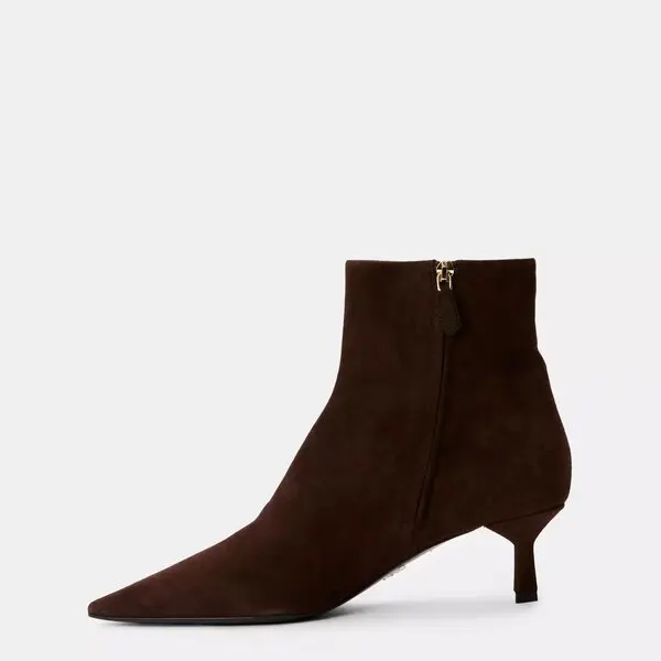 Prada Pointed Ankle Heeled Boots