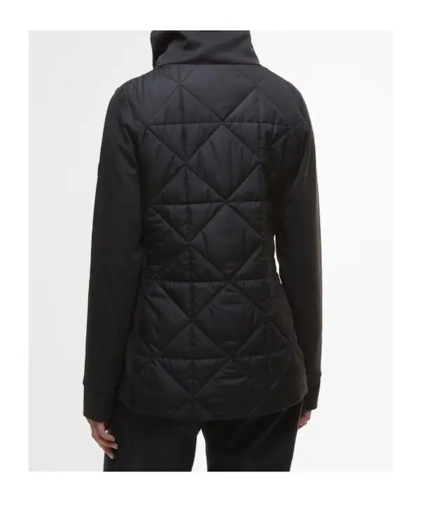 Barbour Quilted Zip-up Jacket With Stand Collar