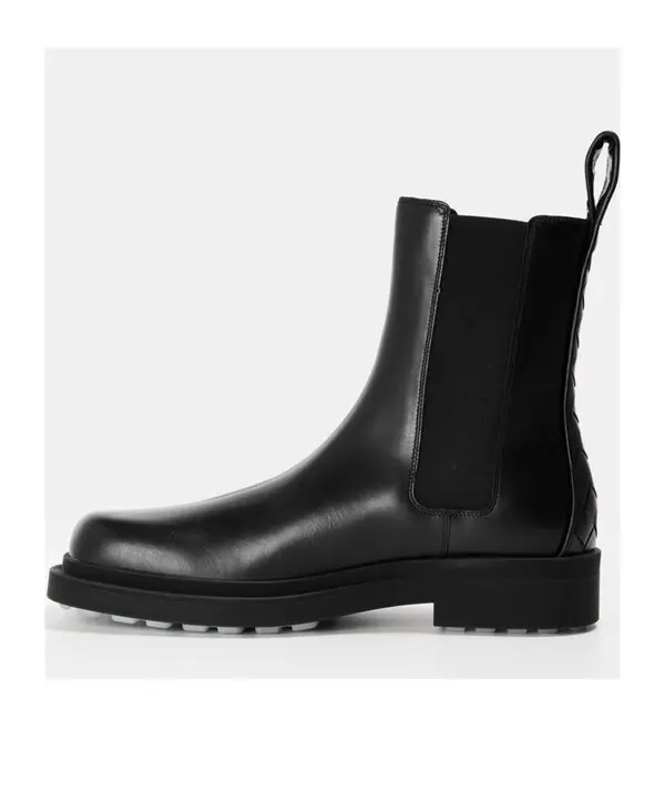 Bottega Veneta Square Toe Chelsea Boots