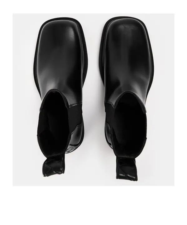 Bottega Veneta Square Toe Chelsea Boots