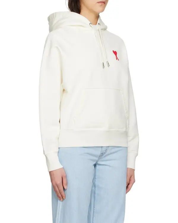 AMI Paris De Coeur Embroidered Hoodie