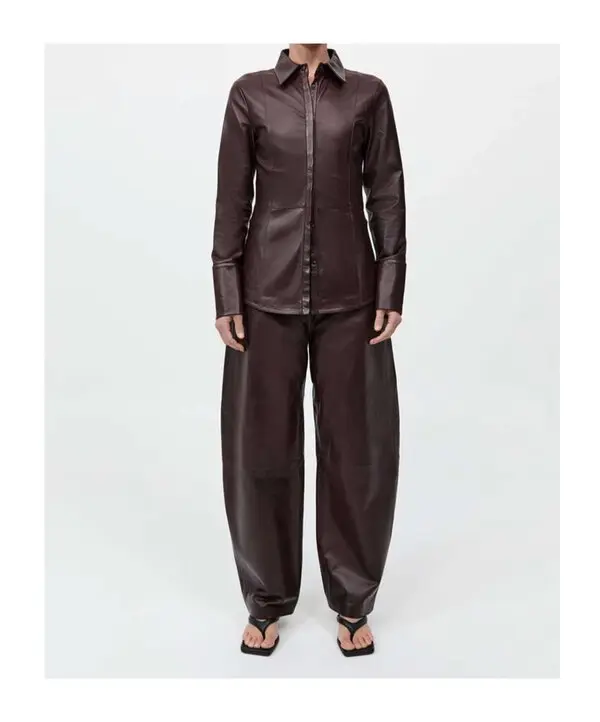 ST. AGNI Zipper Detail Track Pants