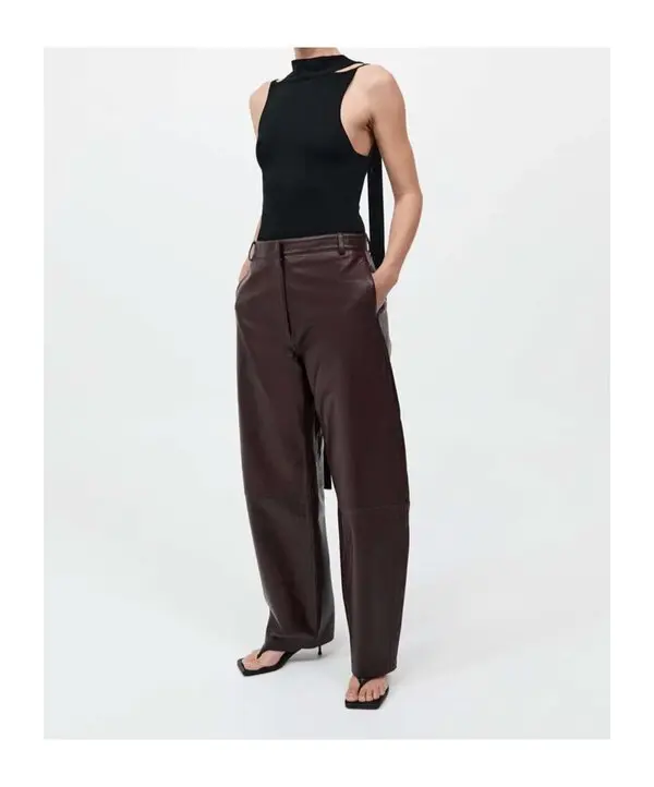 ST. AGNI Zipper Detail Track Pants