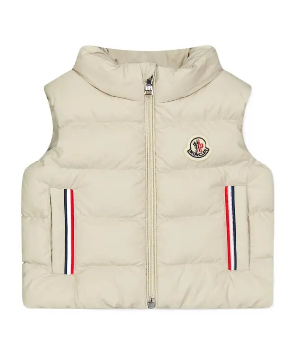 Moncler Logo Patch Quilted Vest