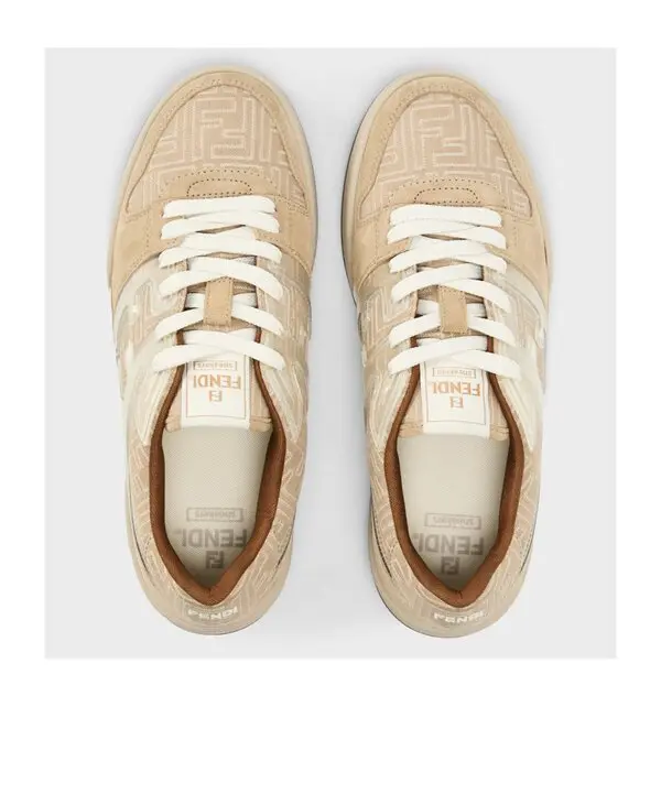 Fendi Lace-up Front Low-top Sneakers