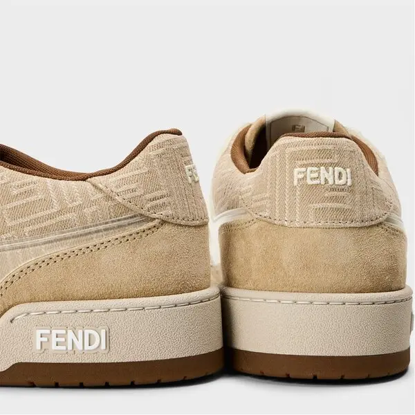 Fendi Lace-up Front Low-top Sneakers
