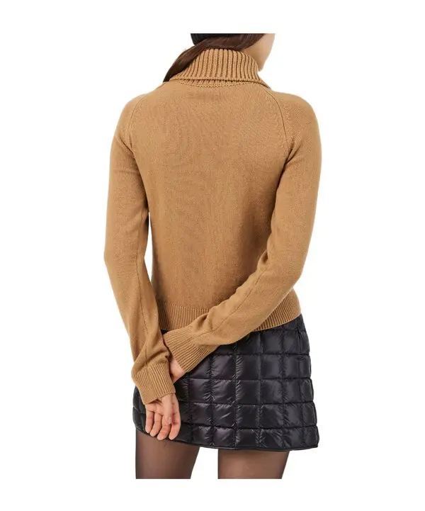 Moncler Ribbed Knit Sweater With Fold-over Collar