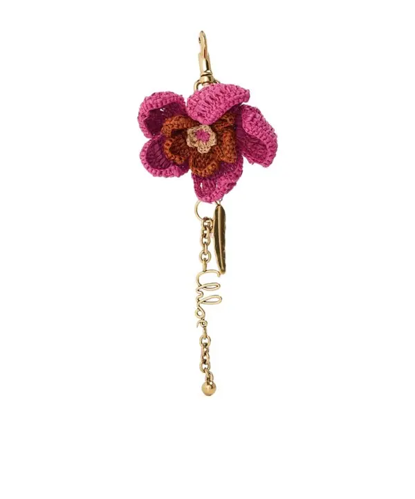 Chloé Flower Chain Keyring