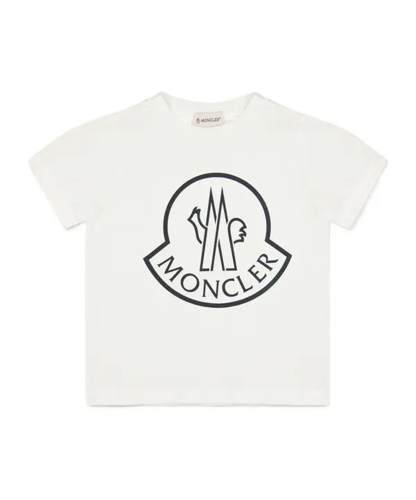Moncler Logo Crew Neck T-shirt - White
