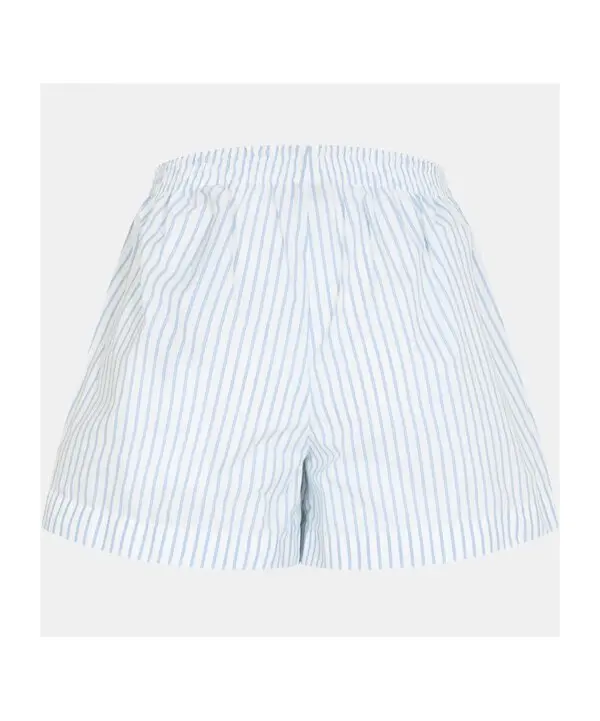 Moncler Striped Logo Patch Shorts - White