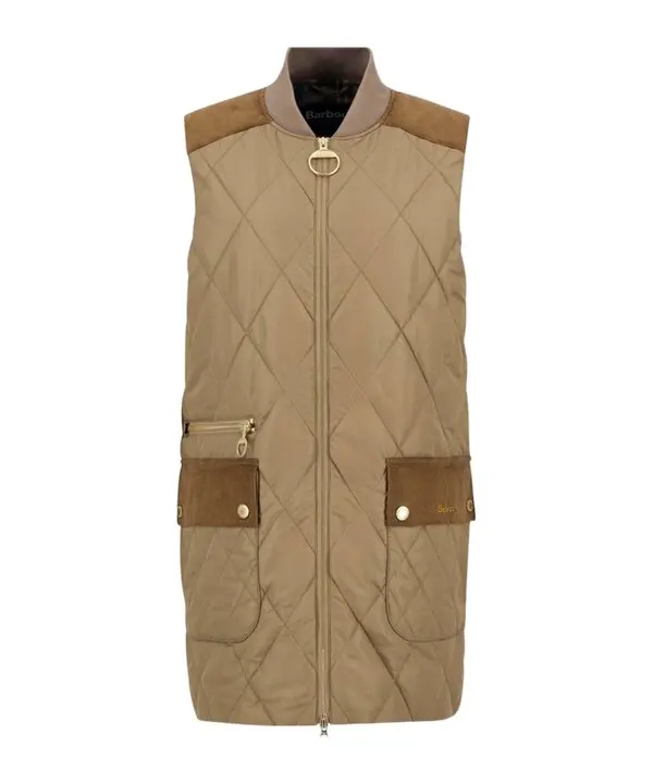 Barbour Lydia Quilted Gilet - Brown