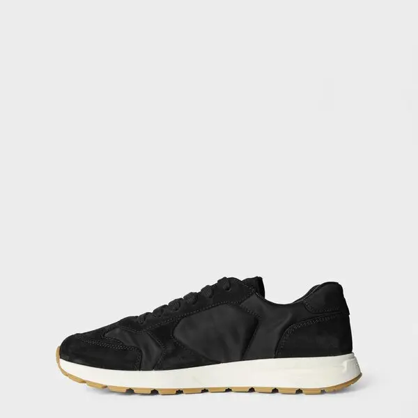 Prada Suede And Nylon Low-top Sneakers