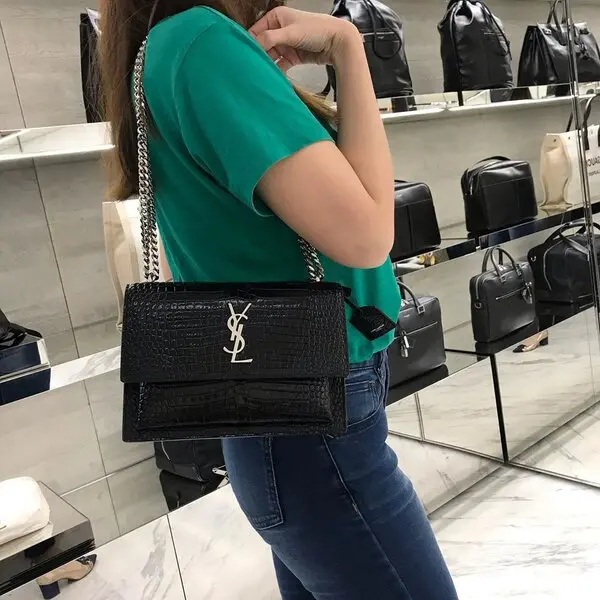 Saint Laurent Sunset Monogram Medium Shoulder Bag