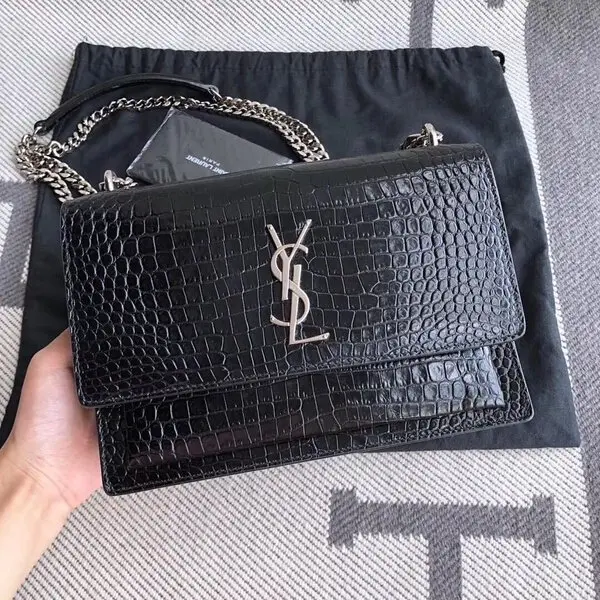 Saint Laurent Sunset Monogram Medium Shoulder Bag