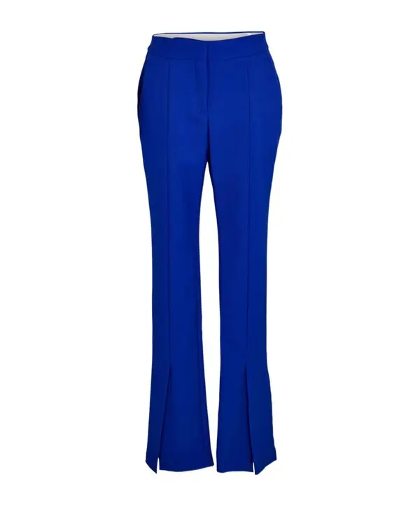 Off-White Tailored Trousers With Front Slits