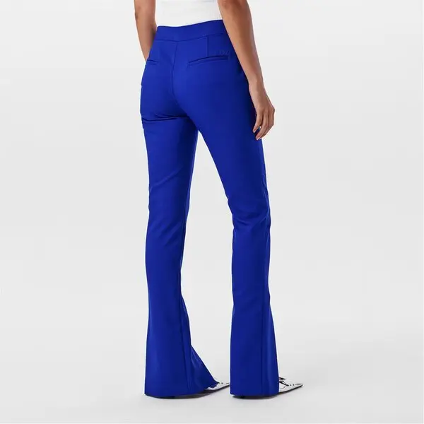 Off-White Tailored Trousers With Front Slits