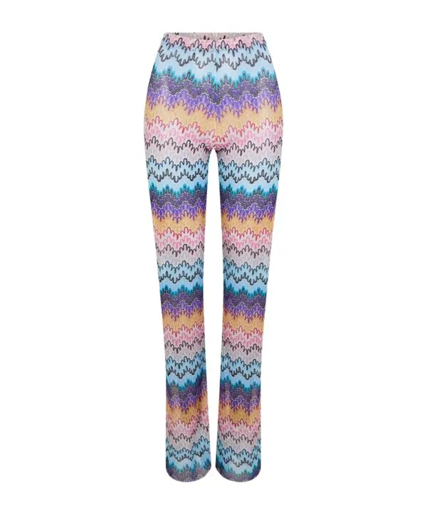 Missoni Zigzag Knit Trousers - Multicolor