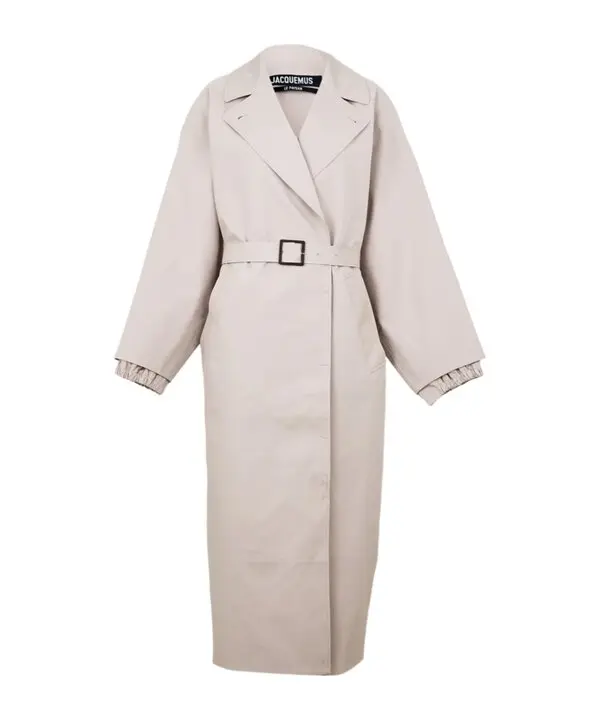 Jacquemus Lapel Long-sleeved Trench Coat