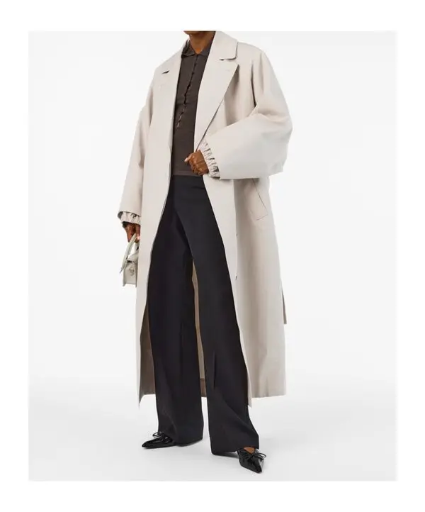 Jacquemus Lapel Long-sleeved Trench Coat