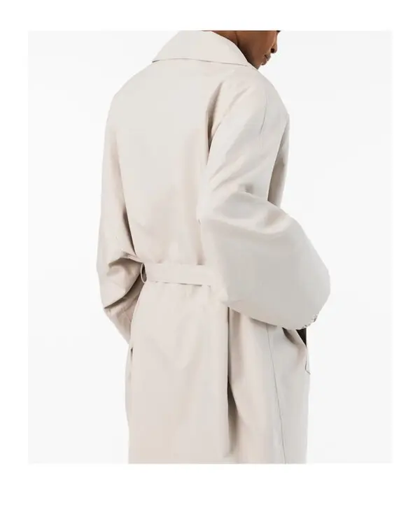 Jacquemus Lapel Long-sleeved Trench Coat