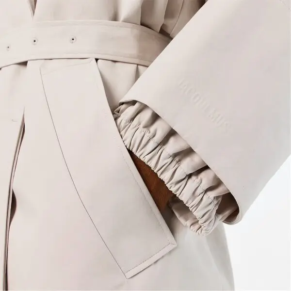 Jacquemus Lapel Long-sleeved Trench Coat
