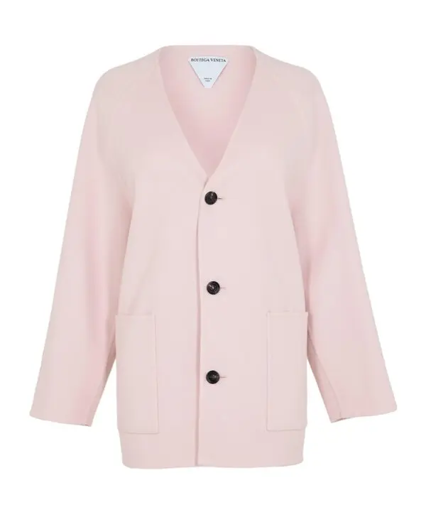 Bottega Veneta Cardigan Style Coat