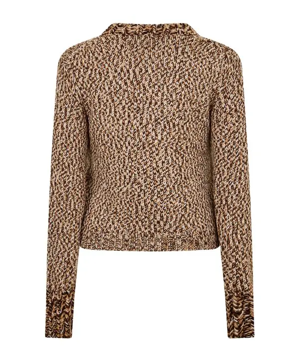 Moncler Leopard Print Knitted Sweater