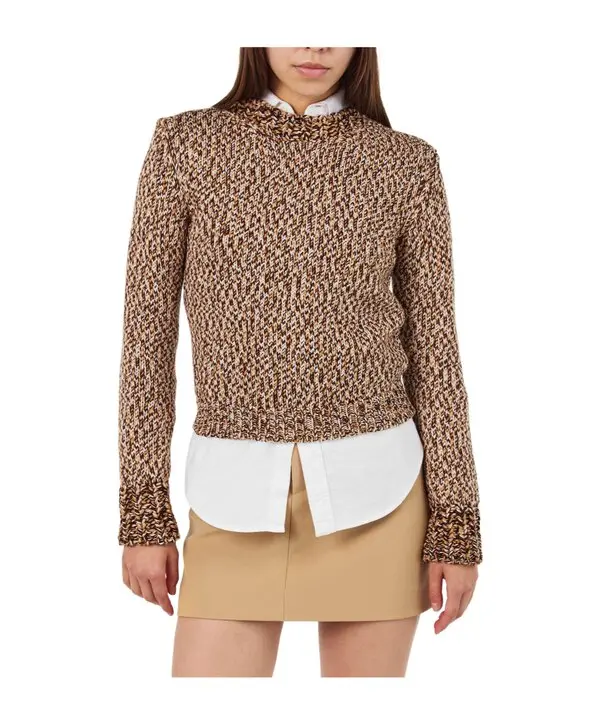 Moncler Leopard Print Knitted Sweater