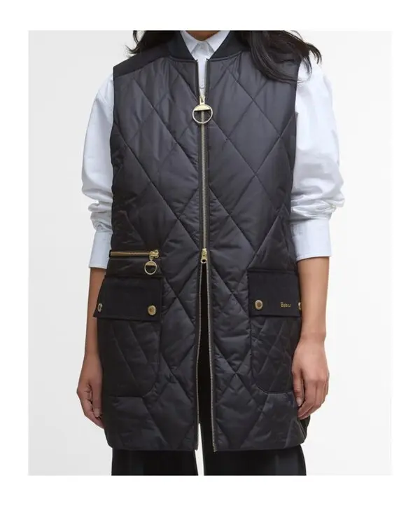 Barbour Lydia Quilted Gilet - Black