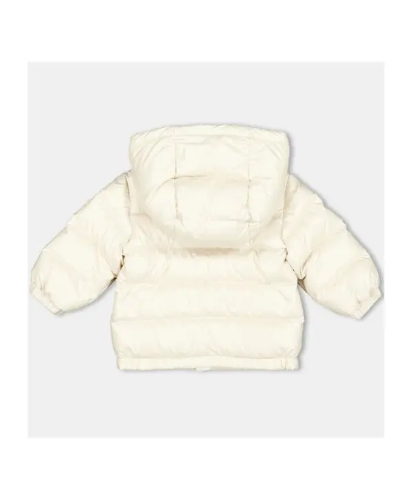 Moncler Logo Patch Down Jacket With Hood