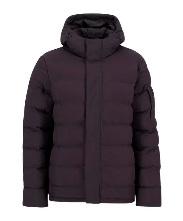 Barbour Long-sleeved Hooded Quilted Jacket