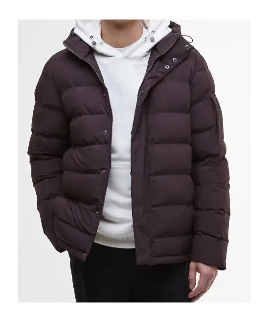 Barbour Long-sleeved Hooded Quilted Jacket