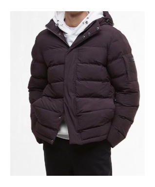 Barbour Long-sleeved Hooded Quilted Jacket