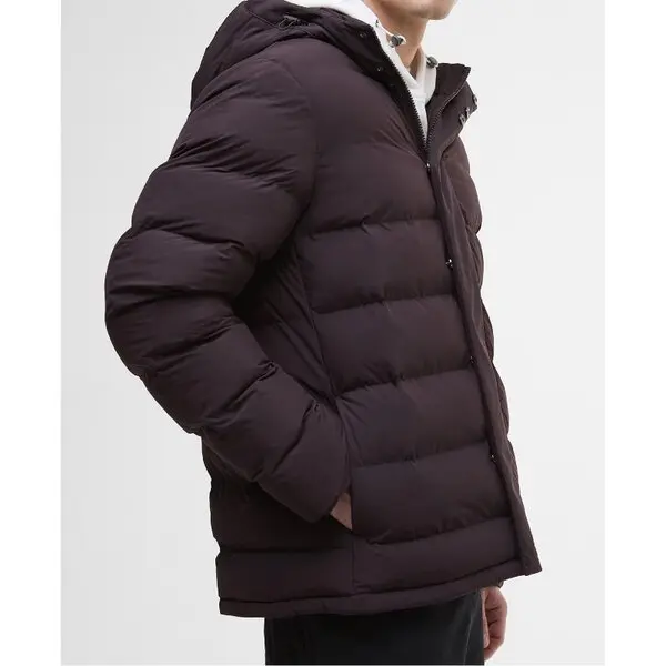 Barbour Long-sleeved Hooded Quilted Jacket