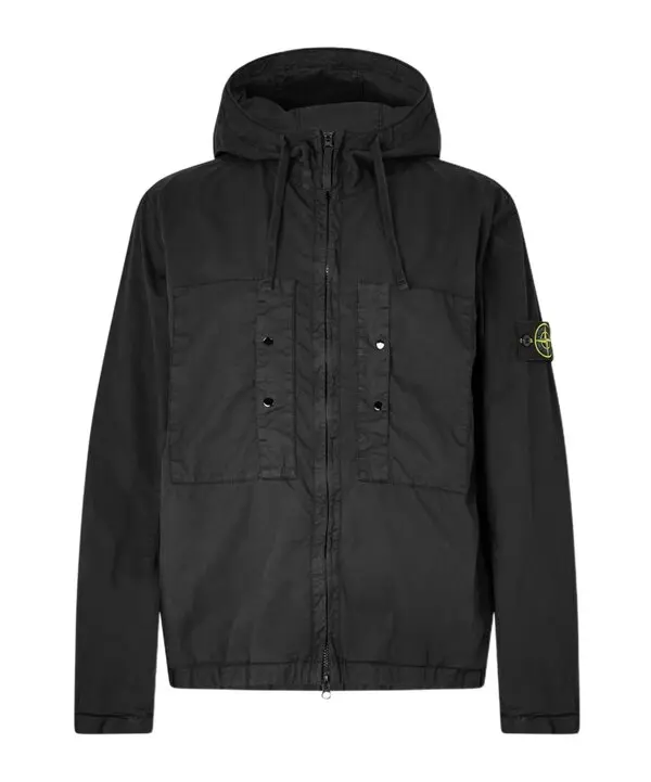 Stone Island Supima Cotton Twill Hooded Jacket