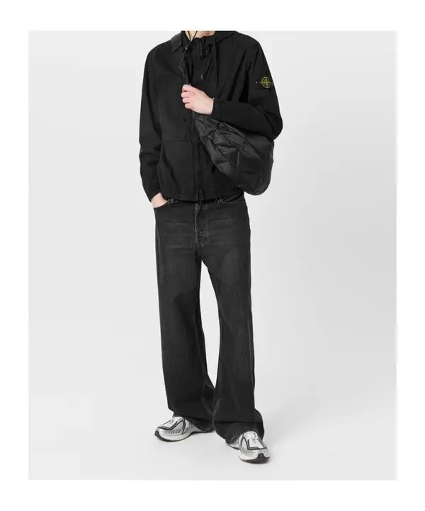 Stone Island Supima Cotton Twill Hooded Jacket