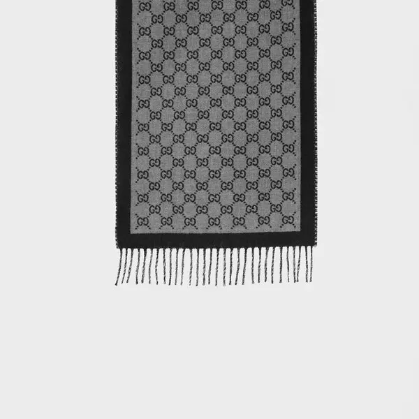 Gucci Color Blocked Scarf