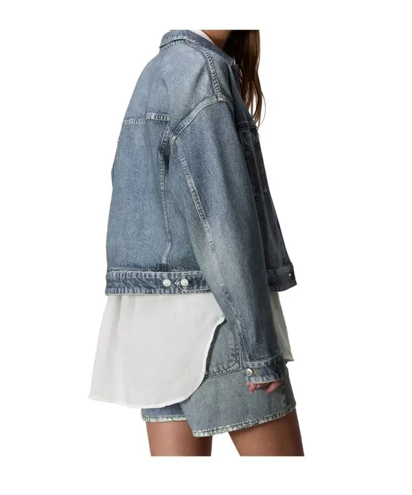 Rag & Bone Long-sleeved Denim Jacket