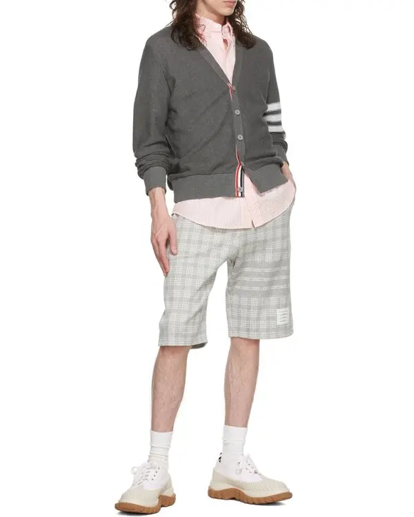 Thom Browne Striped V-neck Cardigan