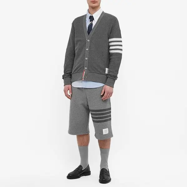 Thom Browne Striped V-neck Cardigan