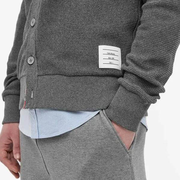 Thom Browne Striped V-neck Cardigan