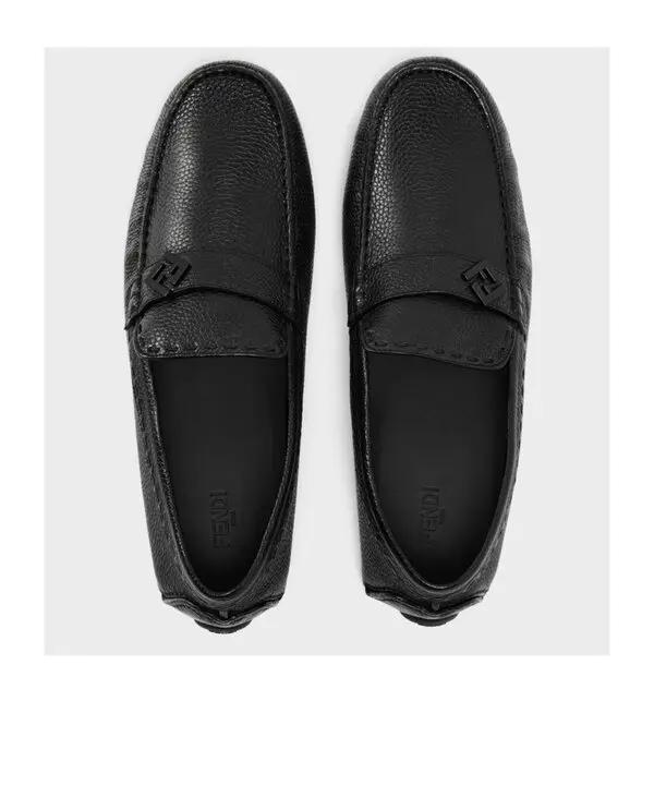 Fendi Logo Detail Loafers