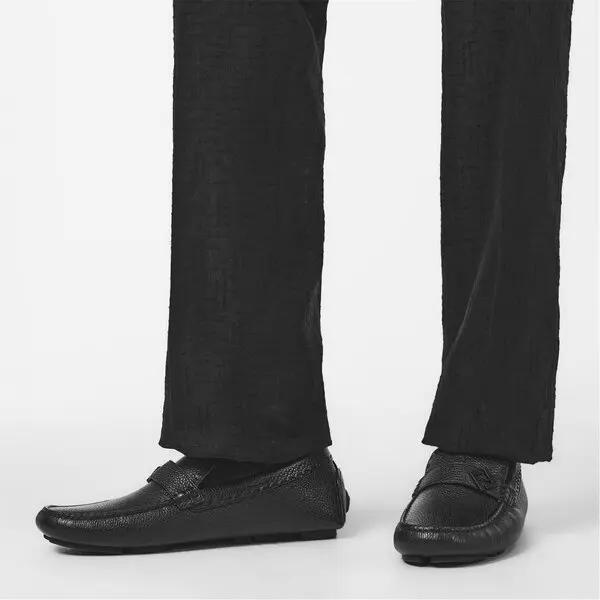 Fendi Logo Detail Loafers