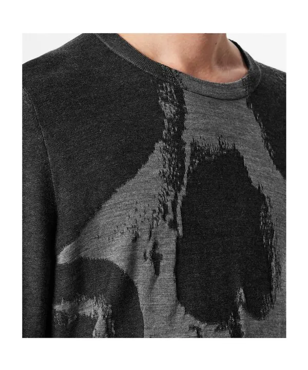 Alexander McQueen Crew Neck Long-sleeve Knit Sweater