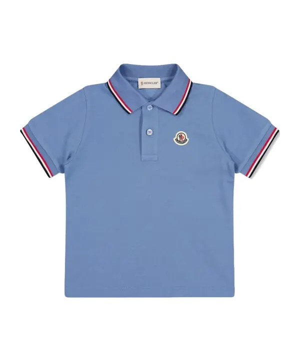 Moncler Logo Short Sleeve Polo Shirt