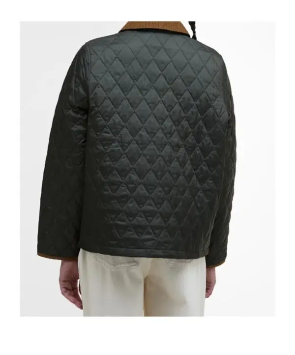 Barbour Quilted Jacket With Long Sleeves And Branded Pocket
