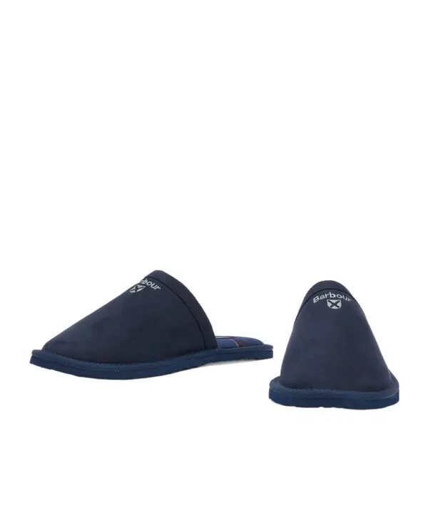 Barbour Everitt Mule Slippers - Navy